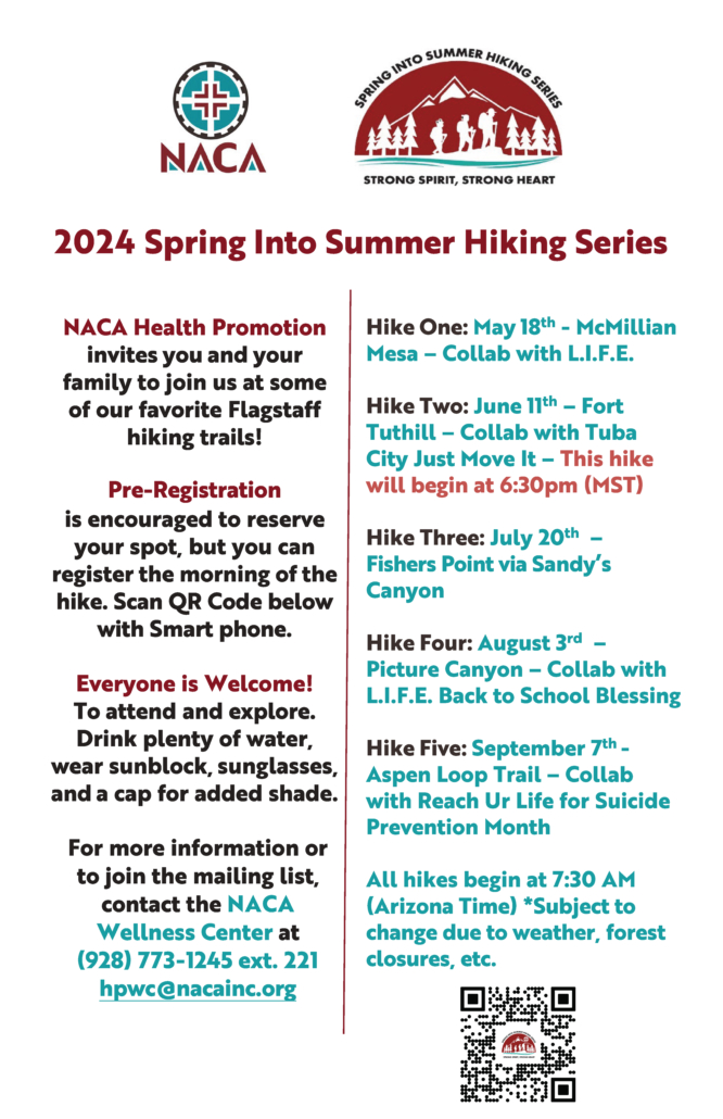 Spring Into Summer Hiking - Hike Two - NACA Inc. - Native Americans for ...